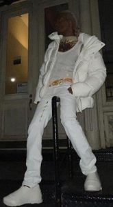 Playboi Carti Givenchy White Puffer Jacket By GLJ