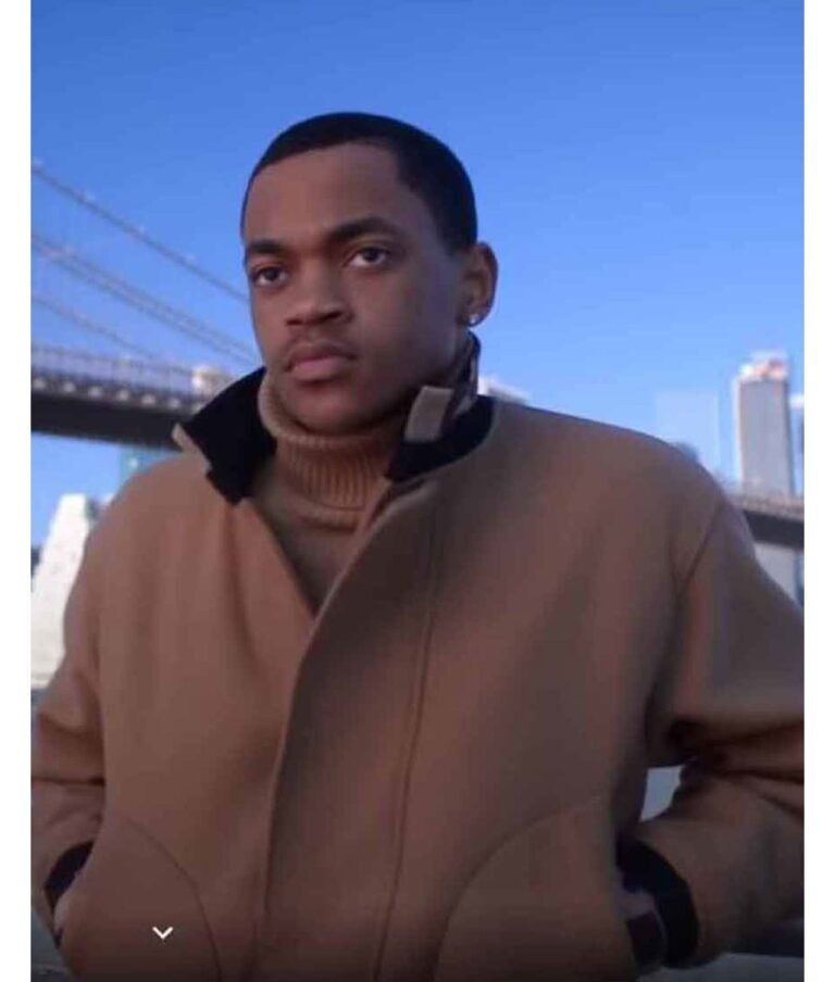 Power Book II Michael Rainey Jr Brown Bomber Jacket - GLJ