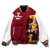Red Travis Scott Baseball Varsity Jacket - GLJ