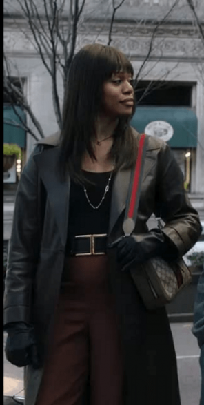 Inventing Anna Kacy Duke Black Coat | GLJ