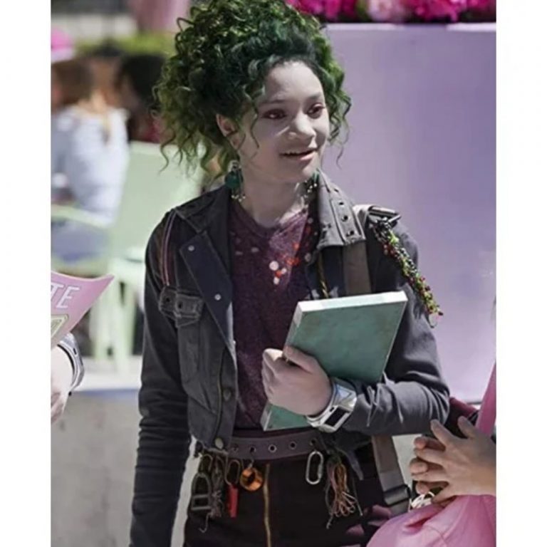 Kylee Russell Zombies 2 Film Eliza Cotton Grey Jacket - GLJ