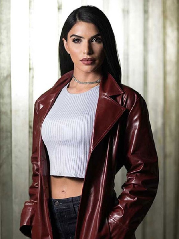 Blowback 2022 Michele Plaia Brown Leather Coat - GLJ