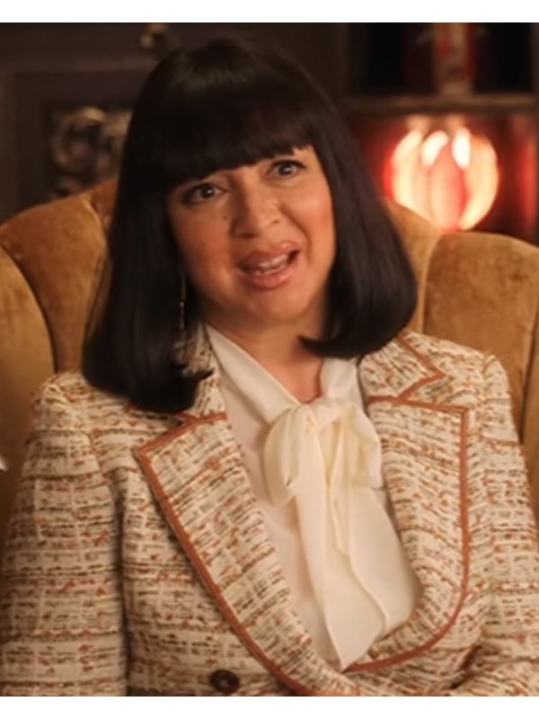 Disenchanted 2022 Maya Rudolph Tweed Blazer - GLJ