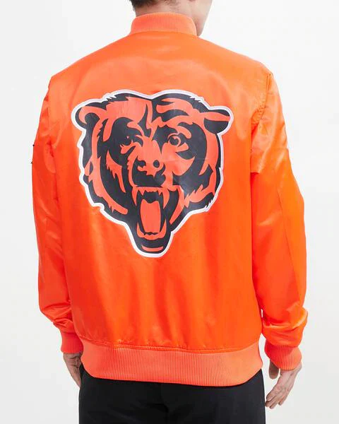 Men’s Pro Standard Chicago Bears Satin Orange Jacket